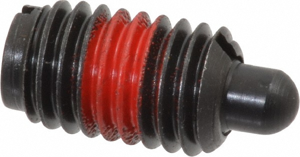 Jergens - Threaded Spring Plunger: 1/2-13, 13/16" Thread Length, 0.248 ...