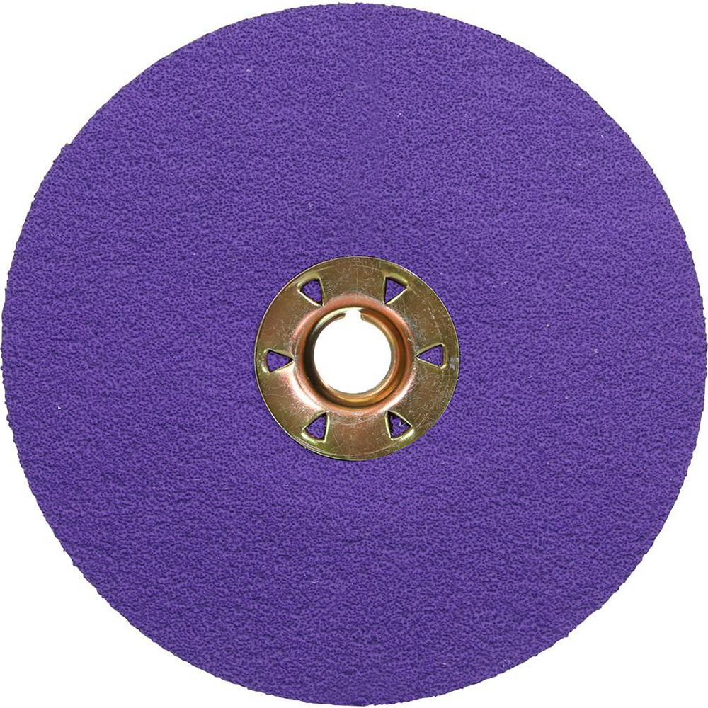 3M - Fiber Disc: 4-1/2" Disc Dia, 7/8" Hole, Arbor Hole, 80 Grit ...