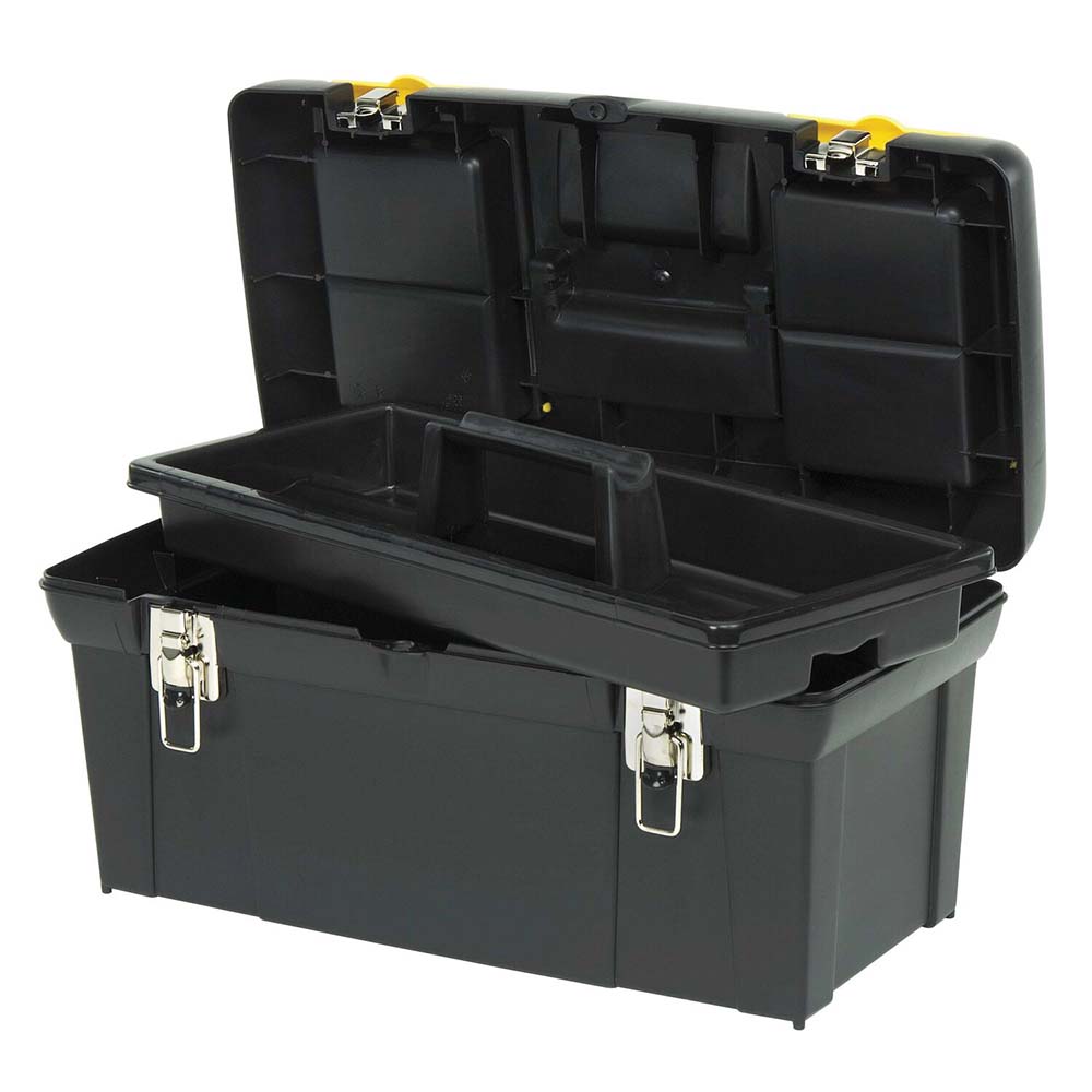 Stanley - Polypropylene Resin Tool Box: 1 Drawer, 2 Compartment | MSC ...