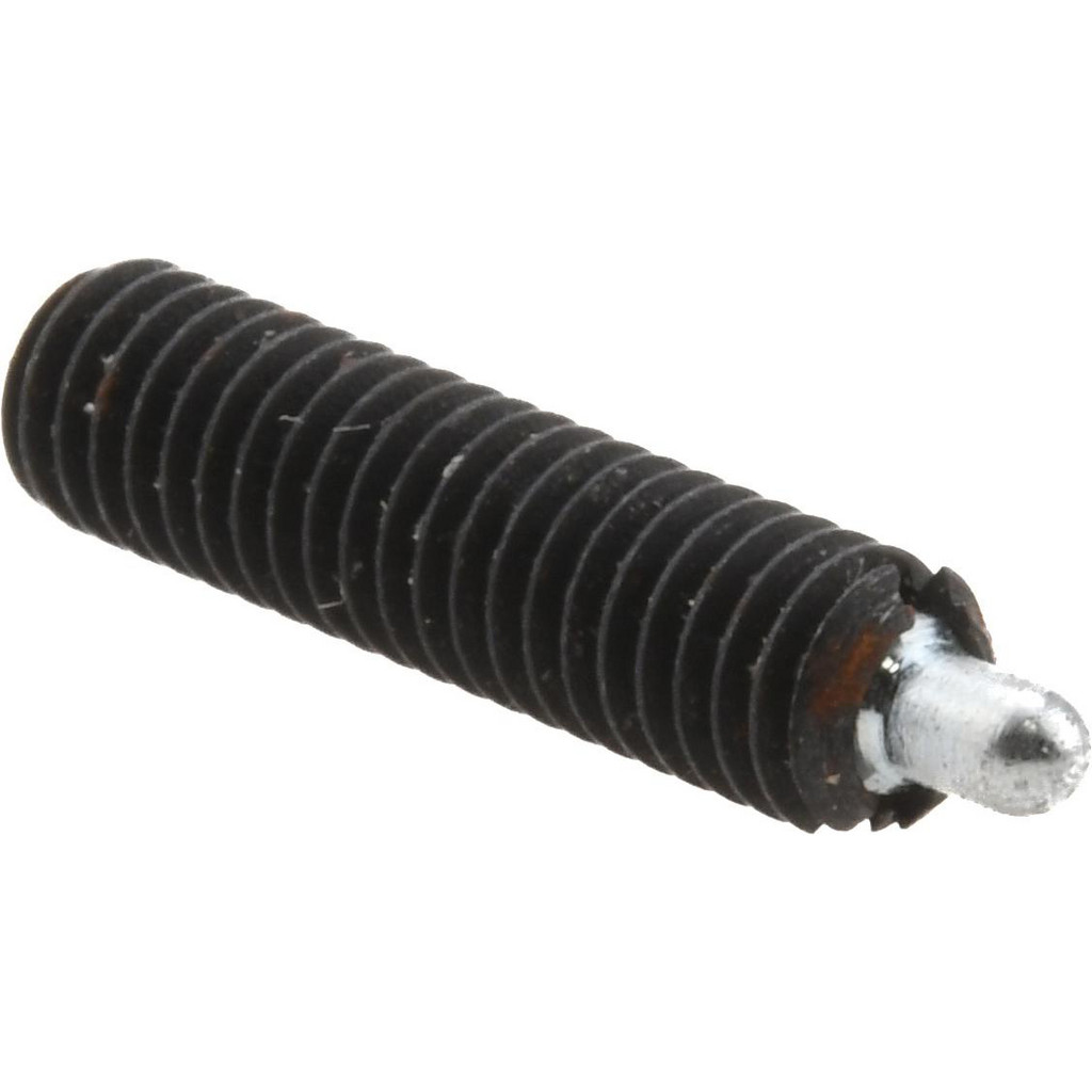 Jergens - Threaded Spring Plunger: M4 x 0.7, 16 mm Thread Length, 1.78 ...
