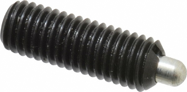 Jergens - Threaded Spring Plunger: M10 x 1.5, 29 mm Thread Length, 4.72 ...