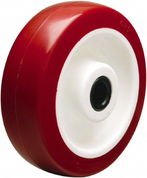 Hamilton - Caster Wheel: Polyurethane on Polypropylene, 6" Dia, 2" Wide ...
