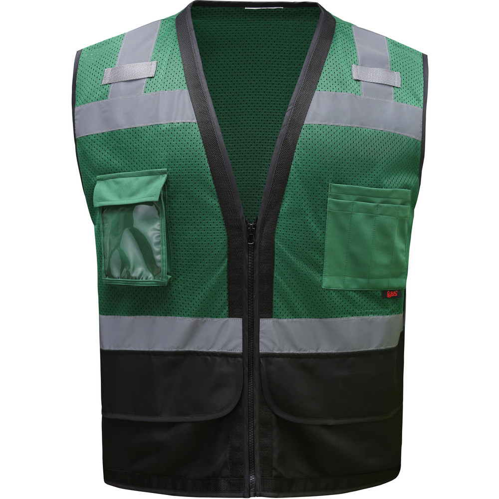 GSS Safety - High Visibility Vest: Small & Medium, General Purpose Vest, ANSI Class Non-ANSI ...