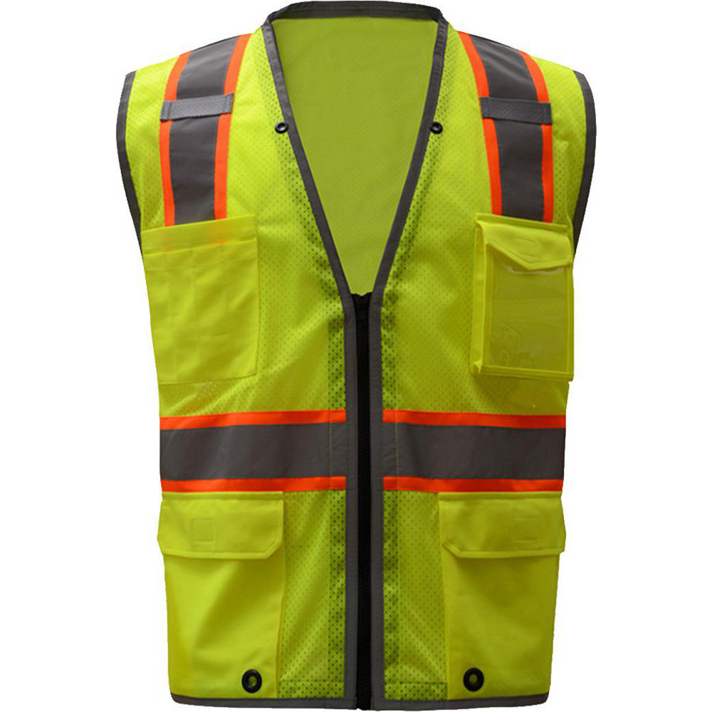 GSS Safety - High Visibility Vest: X-Large, General Purpose Vest, ANSI Class 2 | MSC Direct