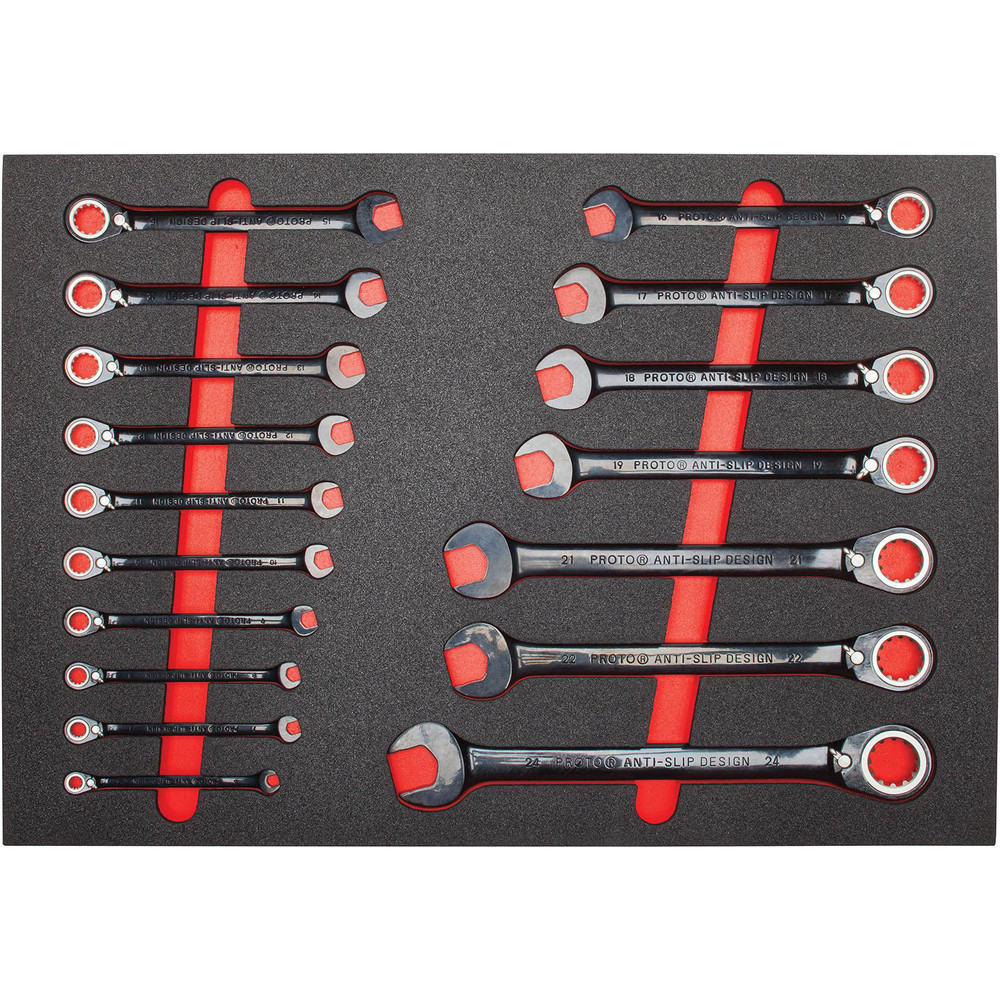 Proto - Combination Wrench Set: 22 Pc, 6 to 36 mm Wrench, Metric | MSC ...