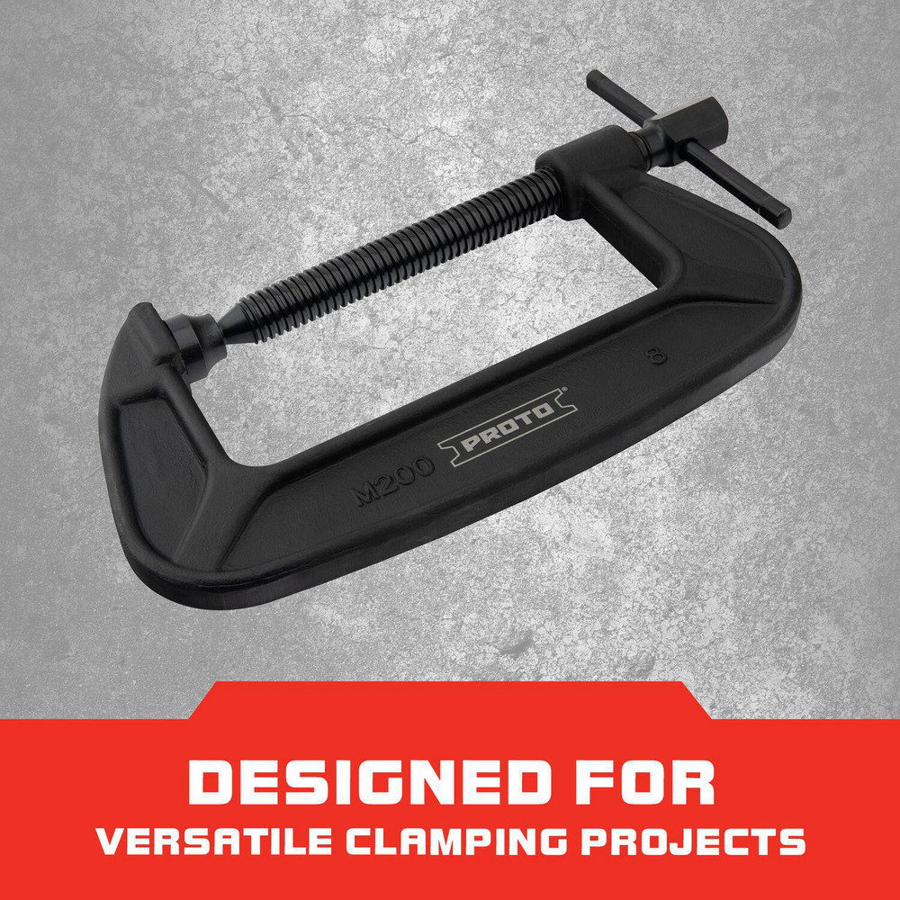 Proto - C-Clamps: Clamp Type: C-Clamps; Body Material: Steel; Anvil ...
