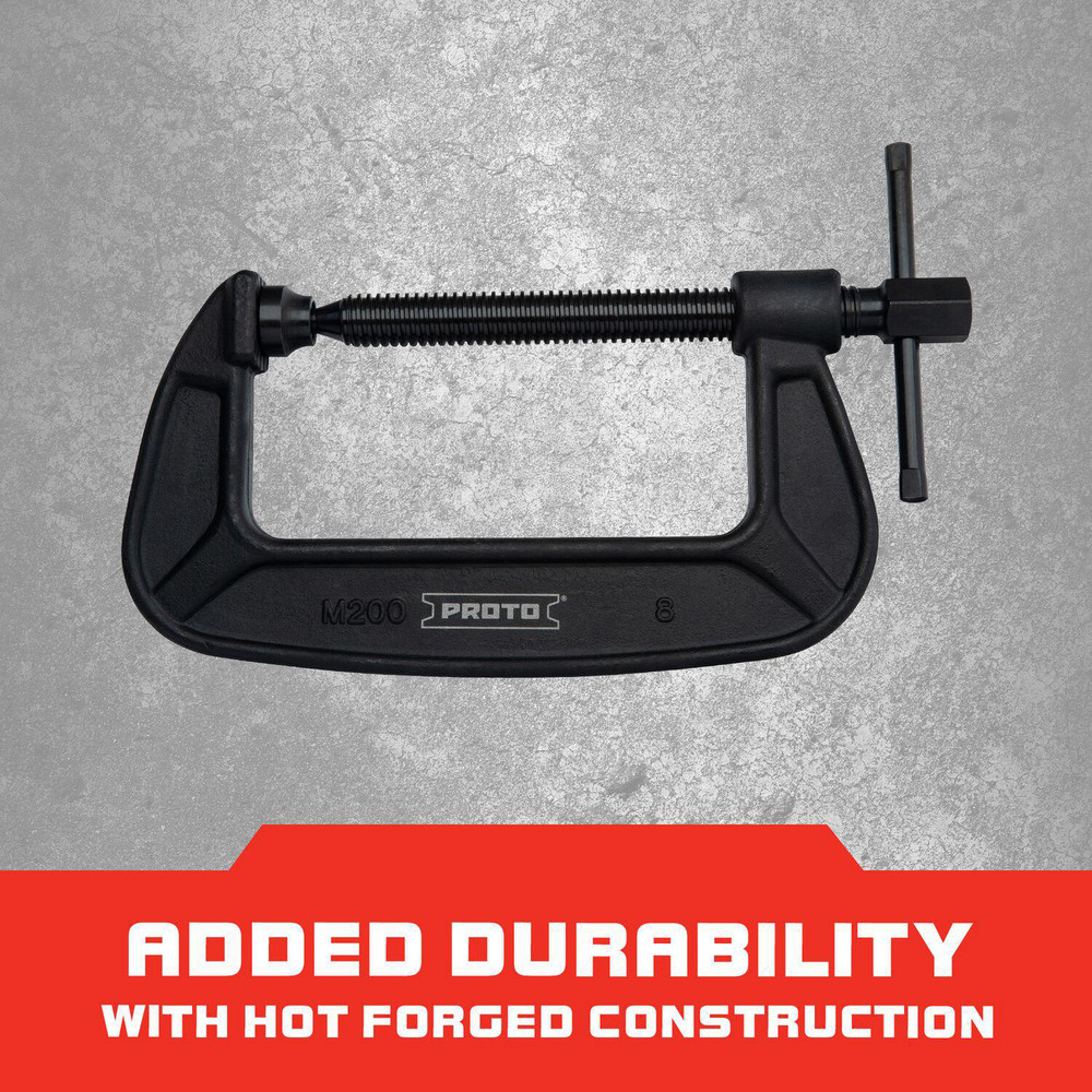 Proto - C-Clamps: Clamp Type: C-Clamps; Body Material: Steel; Anvil ...