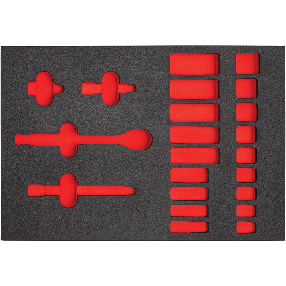 Proto - Tool Box Case & Cabinet Inserts: Type: Foam Insert; For Use ...