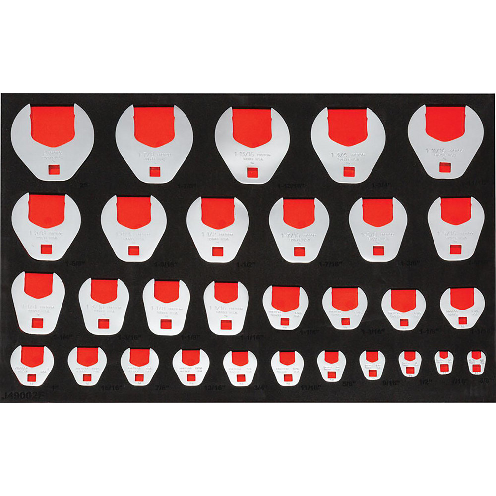 Proto - Crowfoot Wrench Sets: Set Type: Open End Crowfoot Wrench Set ...