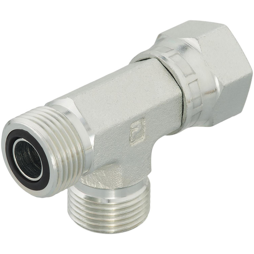 Parker - 3/8X3/8" ORFS SWIVEL NUT RUN TEE | MSC Direct