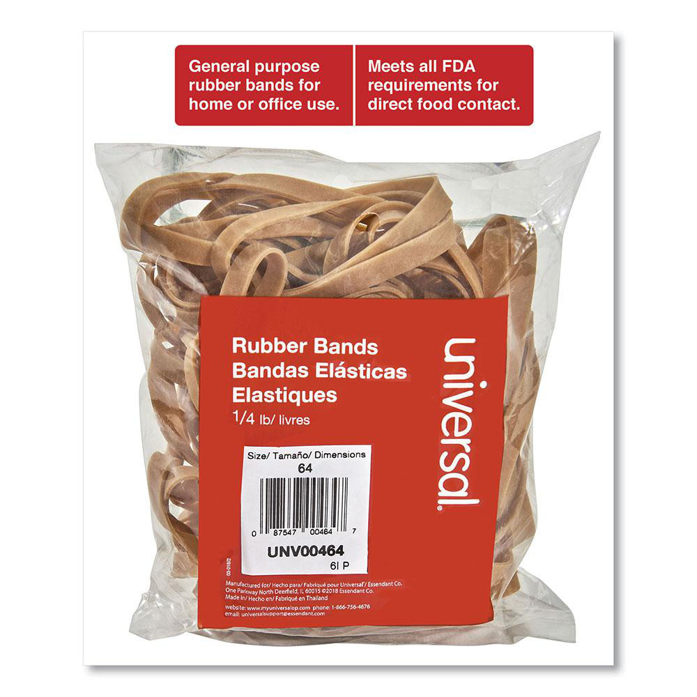 UNIVERSAL - Rubber Band Strapping: Rubber Band, 64 in, 7 in, 80 | MSC ...