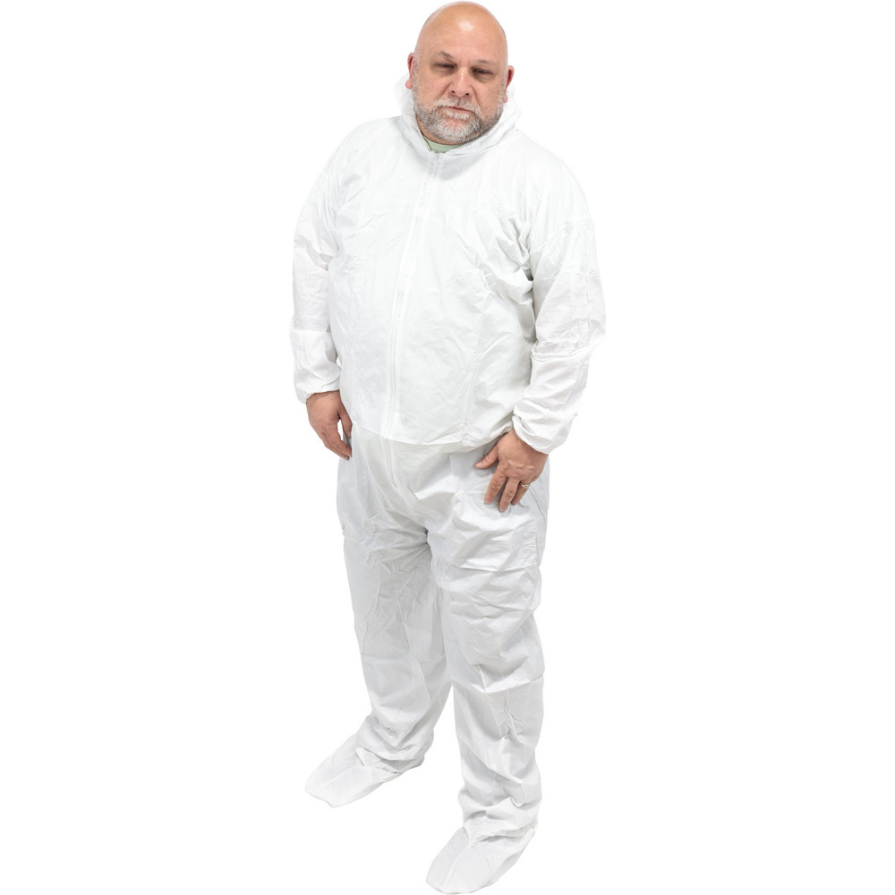 PRO-SAFE - Non-Disposable Rain & Chemical-Resistant Coveralls: Size 3X ...