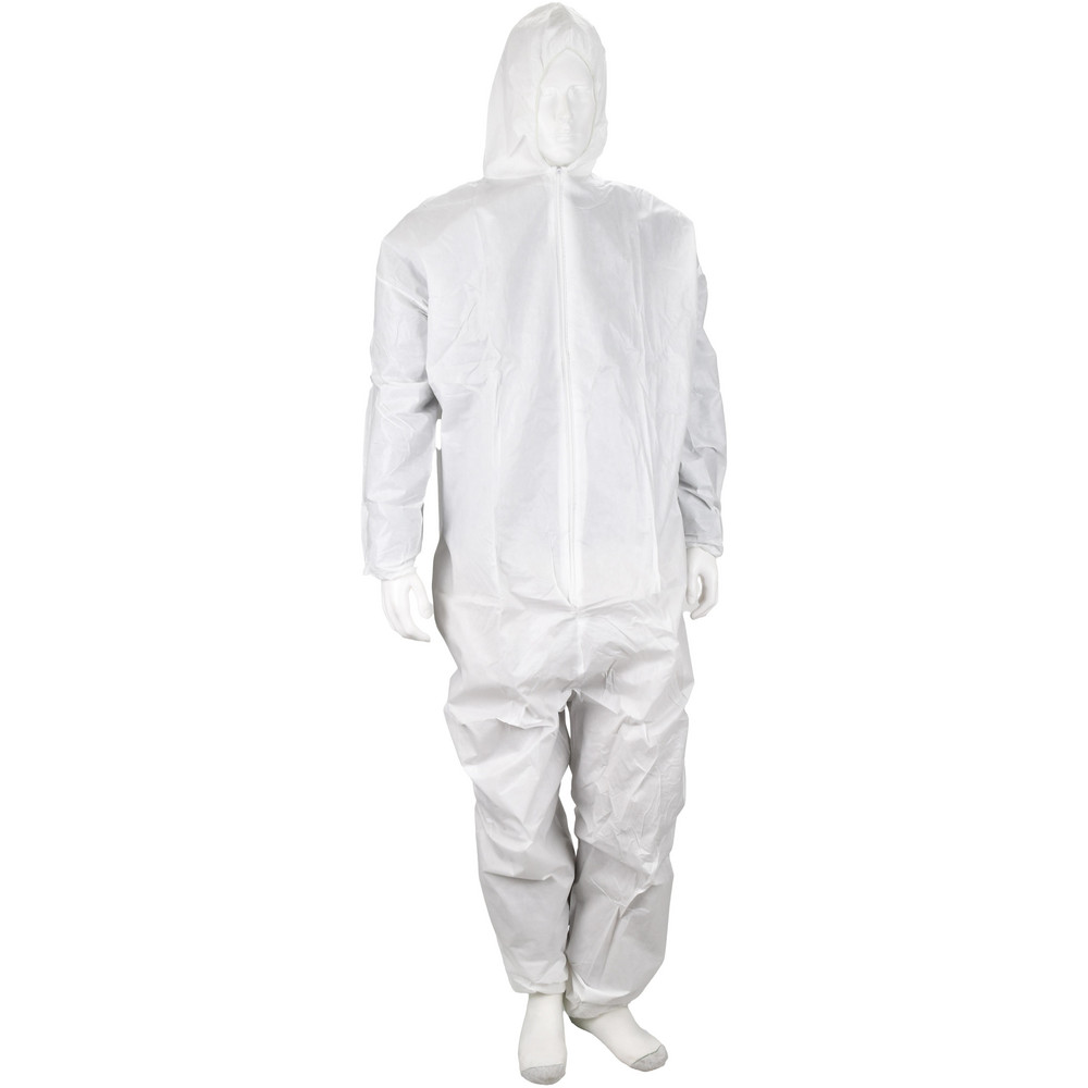 PRO-SAFE - Non-Disposable Rain & Chemical-Resistant Coveralls: Size ...