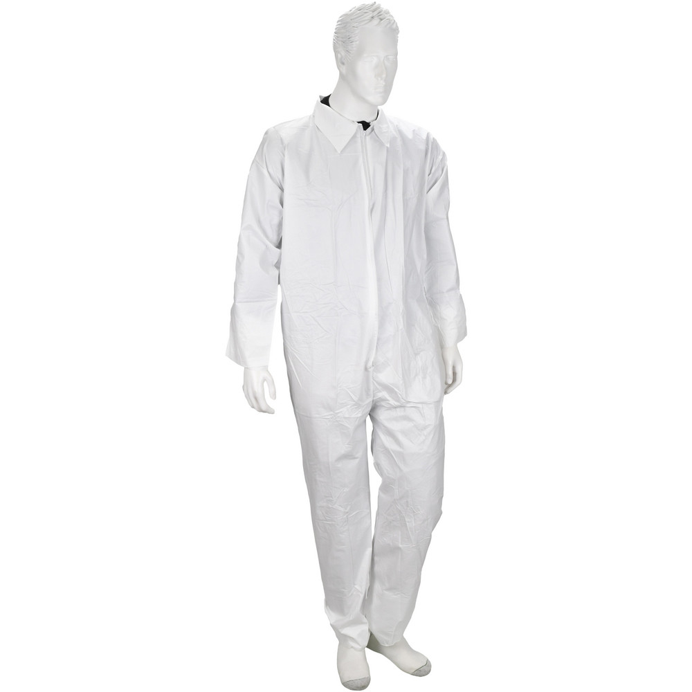 PRO-SAFE - Non-Disposable Rain & Chemical-Resistant Coveralls: Size ...