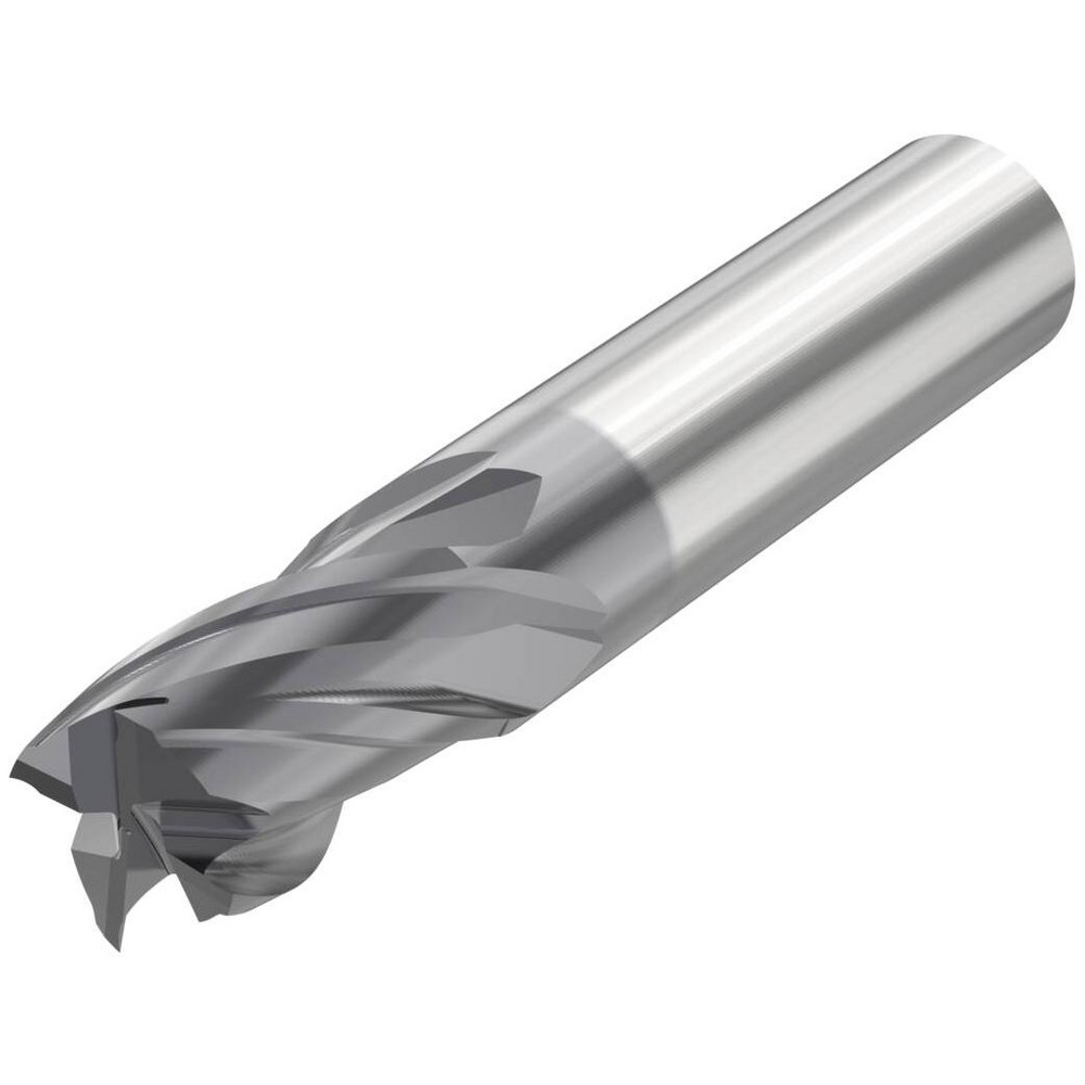 Seco - Square End Mill: 3/8" Dia, 1/2" LOC, 4 Flute, Solid Carbide ...