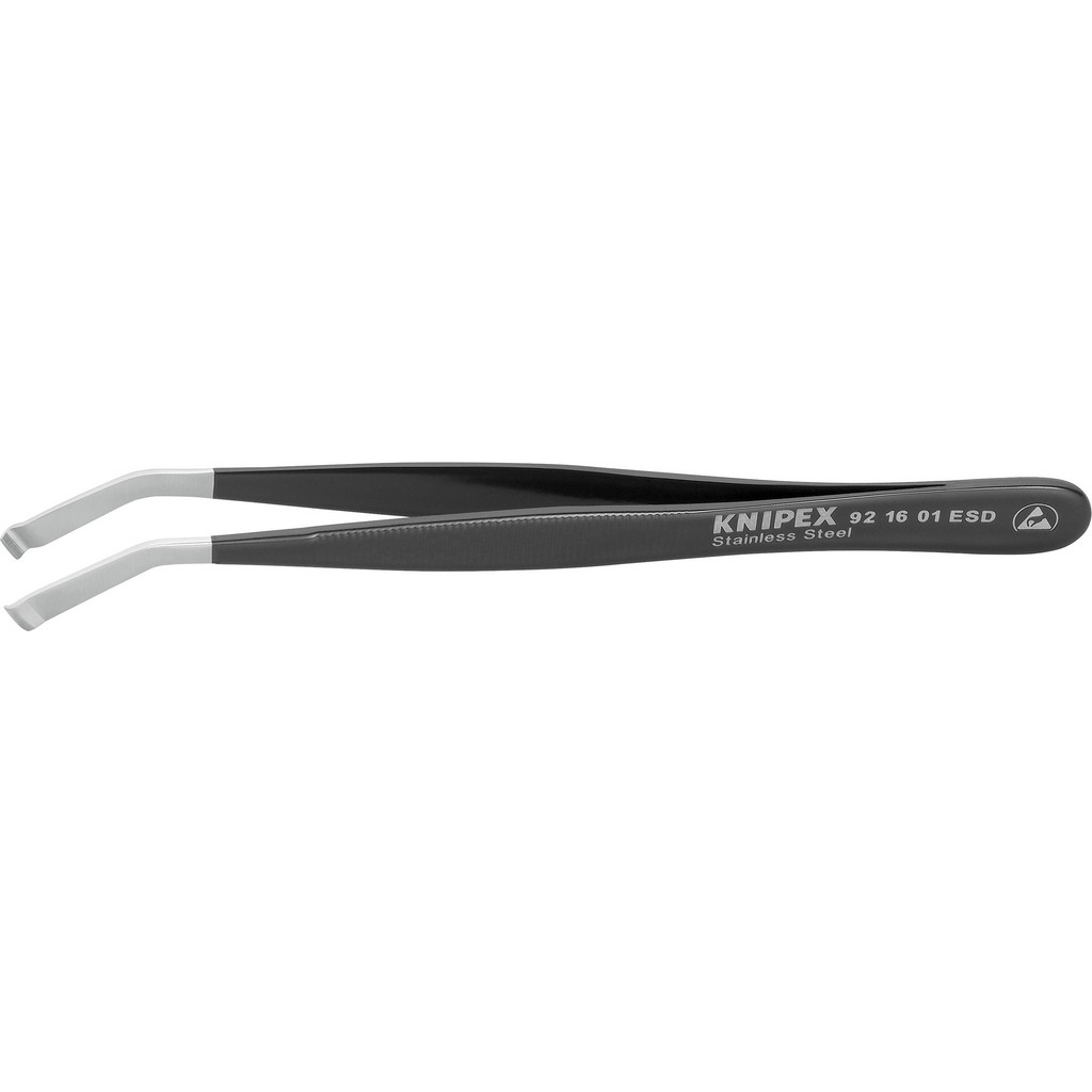 Knipex - Tweezers: Tweezer Type: ESD Safe; Pattern: Smooth Pointed Tip ...