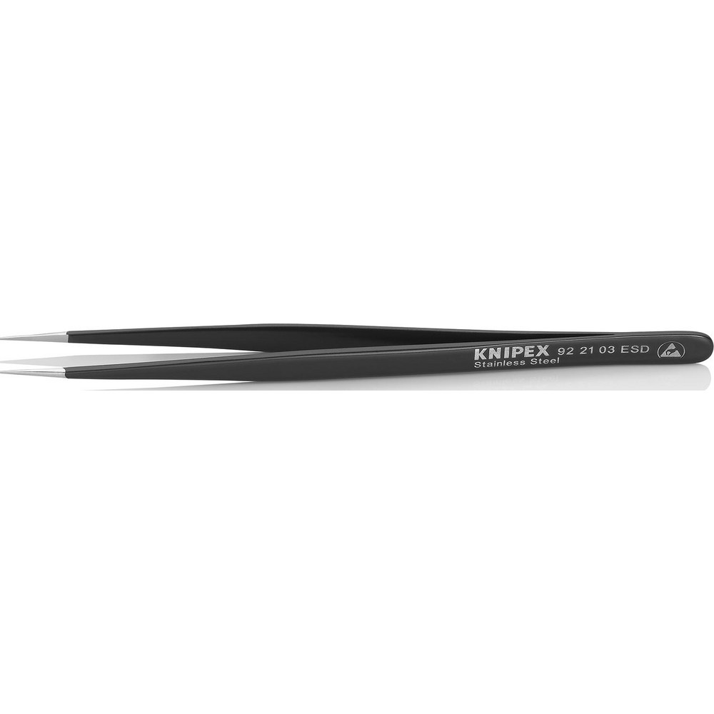 Knipex - Tweezers: Tweezer Type: ESD Safe; Pattern: Smooth Pointed Tip ...