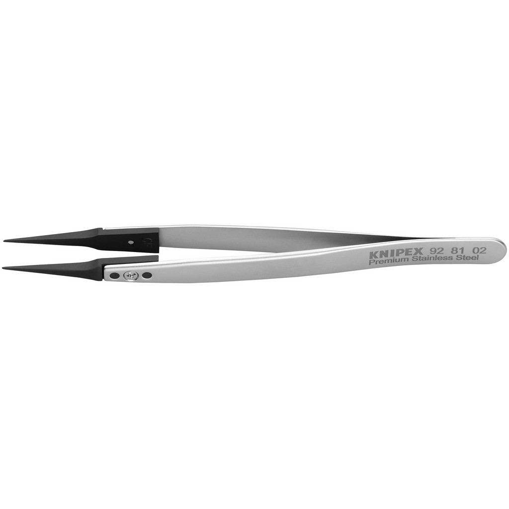 Knipex - Tweezers: Tweezer Type: Fine Point; Pattern: Smooth Pointed ...