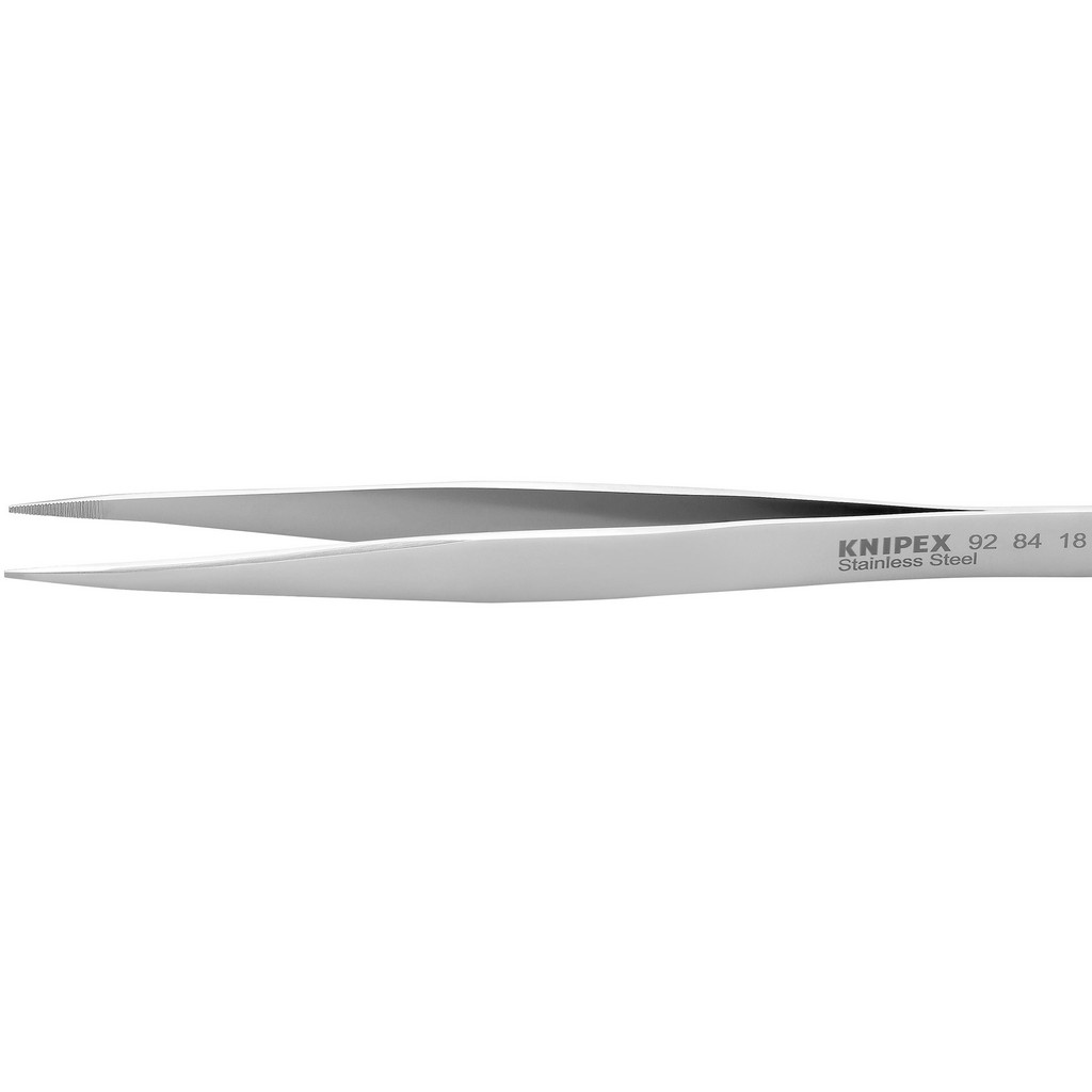Knipex - Tweezers: Tweezer Type: Utility; Pattern: Serrated Blunt Tip ...