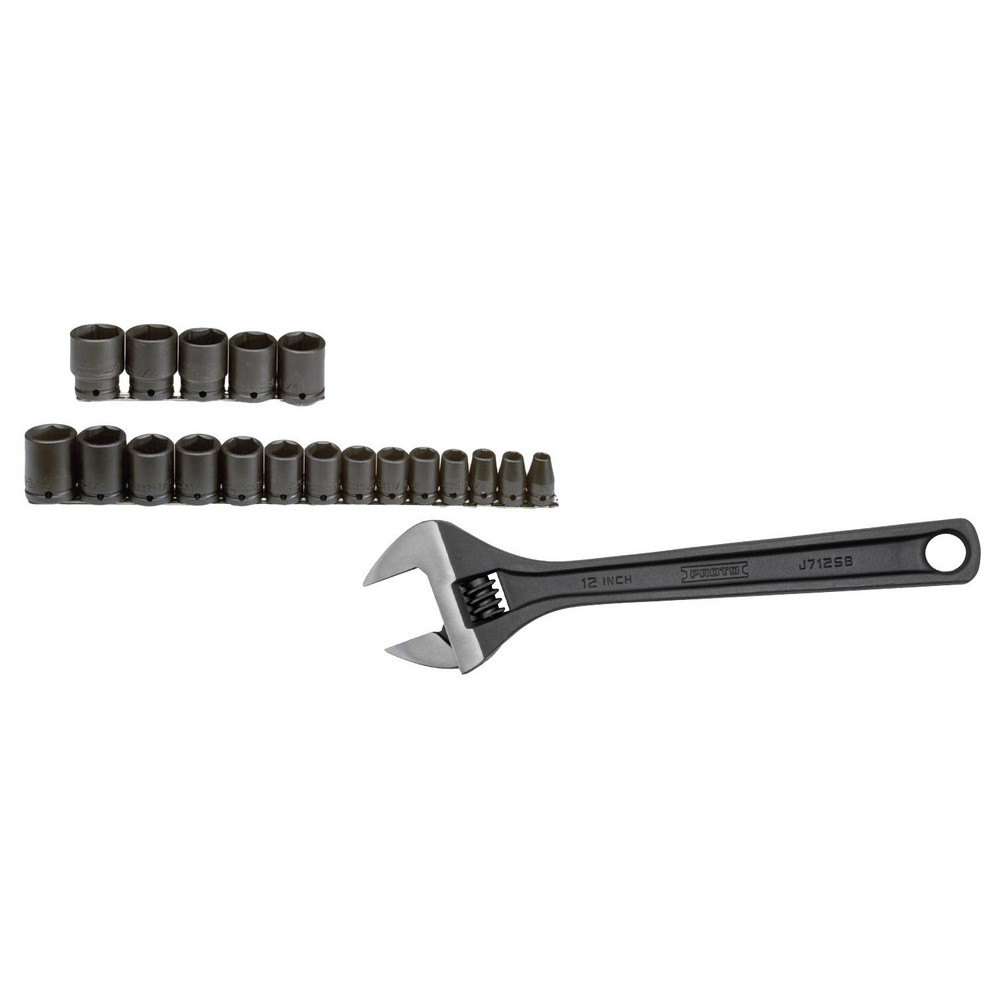 Milwaukee Tool - Socket Sets; Set Type: Impact; Drive Size: 1/2 ...