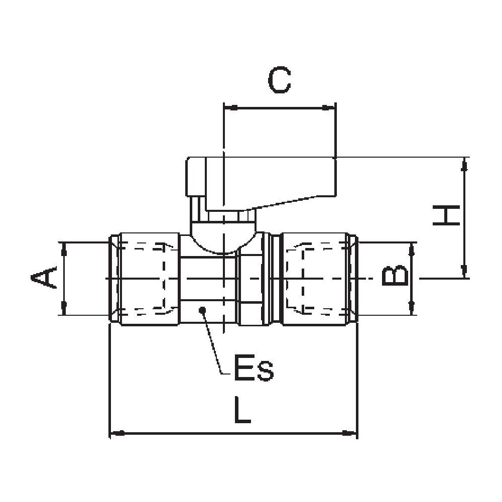 Aignep USA - Miniature Manual Ball Valve: 1/8" Pipe | MSC Direct