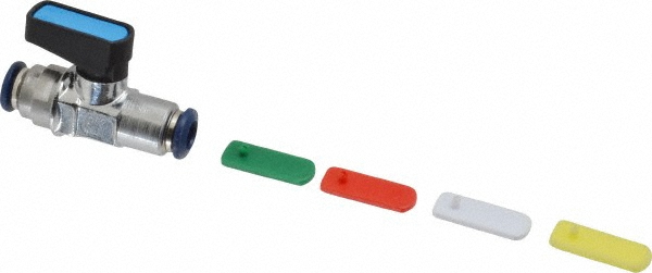 Aignep USA - Miniature Manual Ball Valve: 1/4" Pipe | MSC Direct