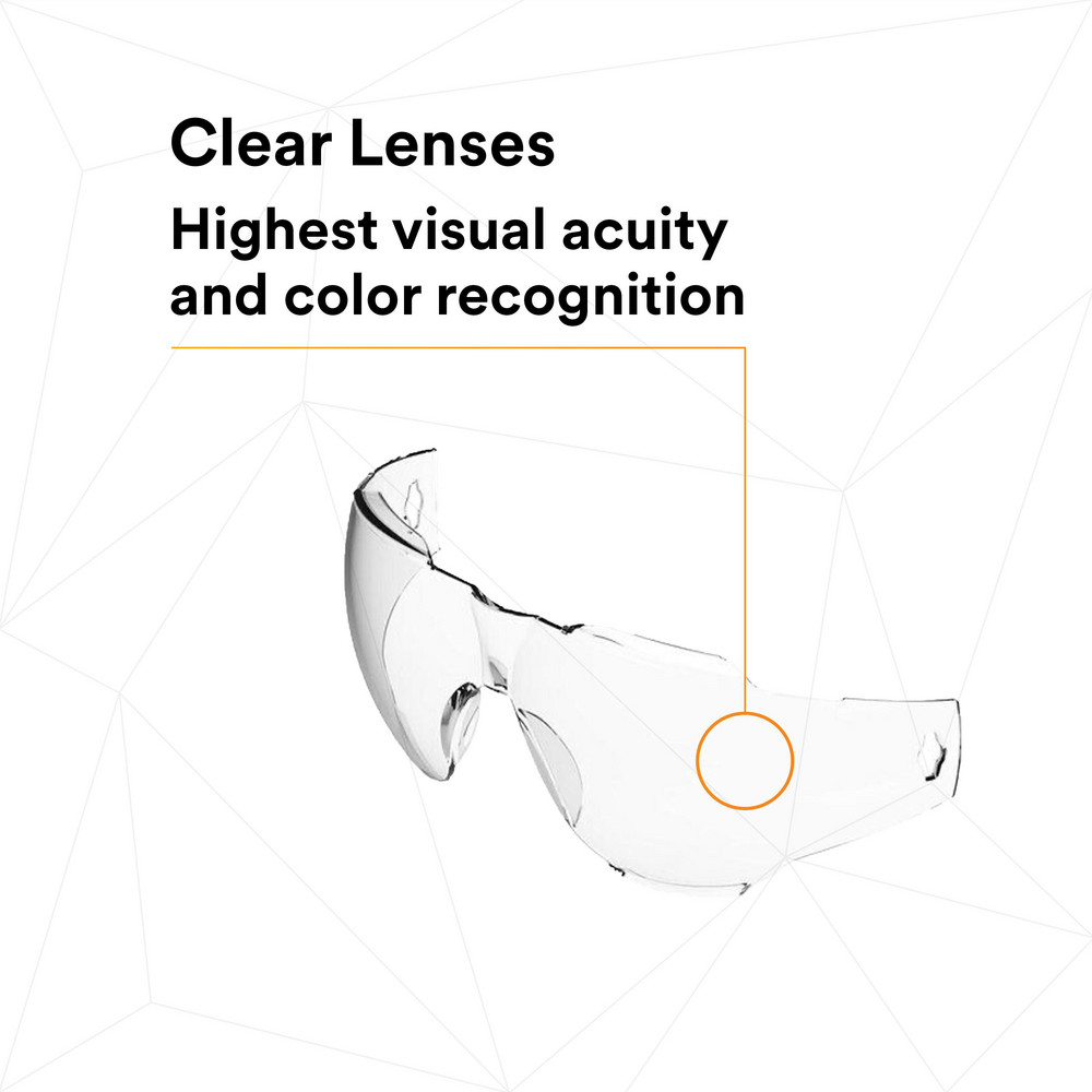3M - Replacement Lenses For Goggles: Lens Color Family: Clear; Lens ...