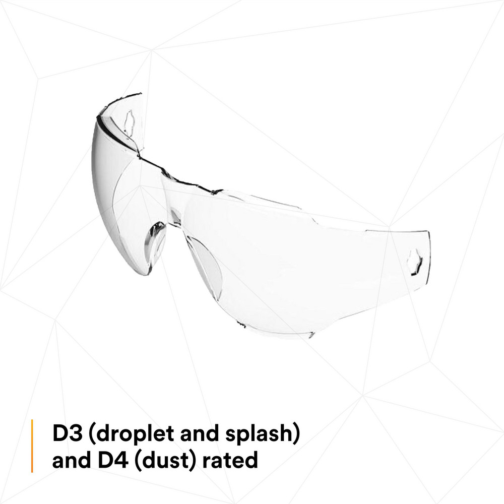 3M - Replacement Lenses For Goggles: Lens Color Family: Clear; Lens ...