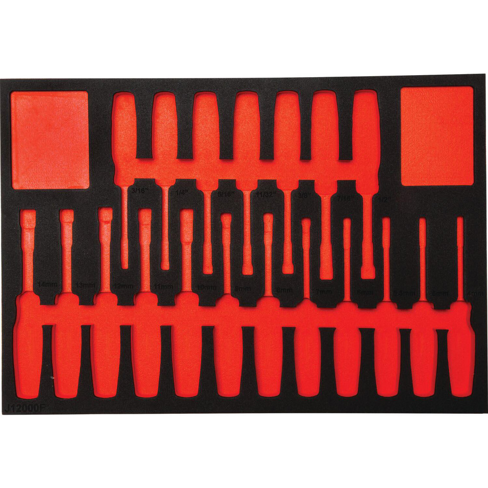 Proto - Tool Box Case & Cabinet Inserts: Type: Foam Insert; For Use ...