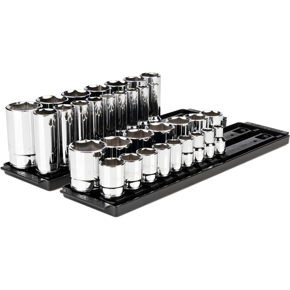 Tekton - Socket Set: Deep Standard, 32 Pc, 1/2" Drive, 3/8 to 1-5/16 ...