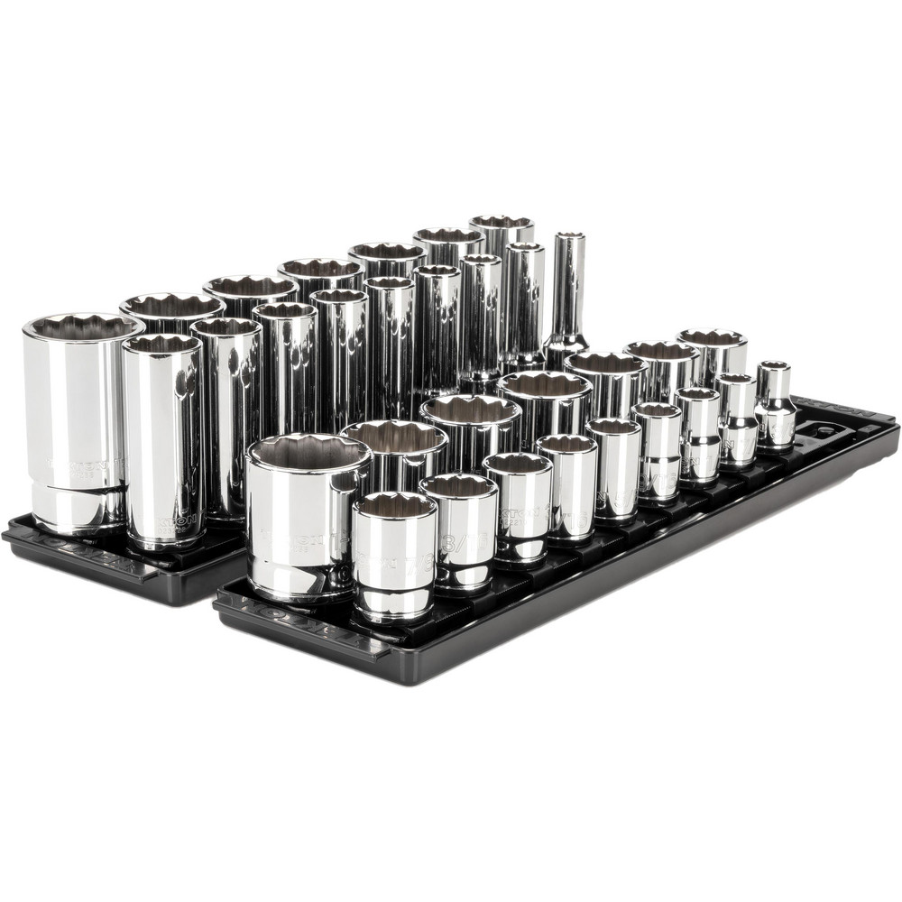 Tekton - Socket Set: Deep Standard, 32 Pc, 1/2" Drive, 3/8 to 1-5/16 ...