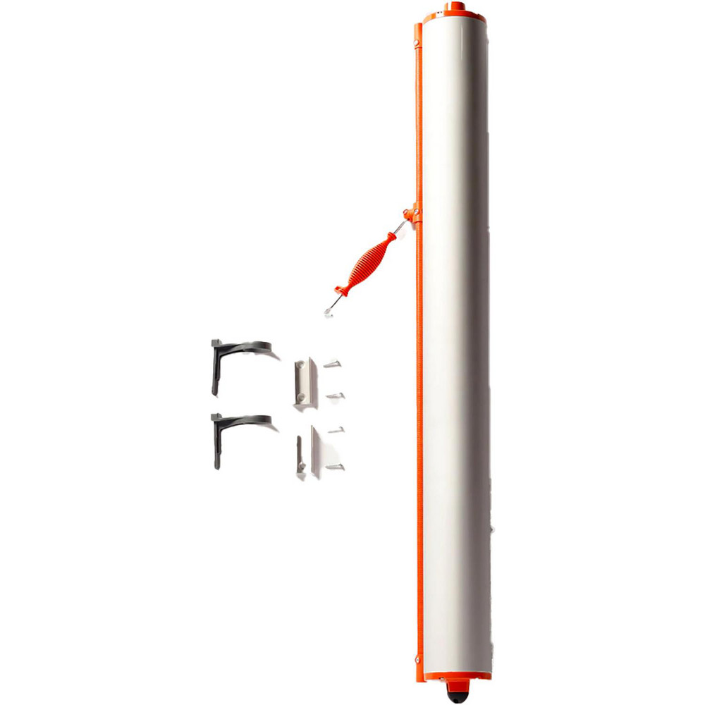 ZonePro - Rack-Mount Retractable Belt Barrier: Built-In Mount, Orange ...