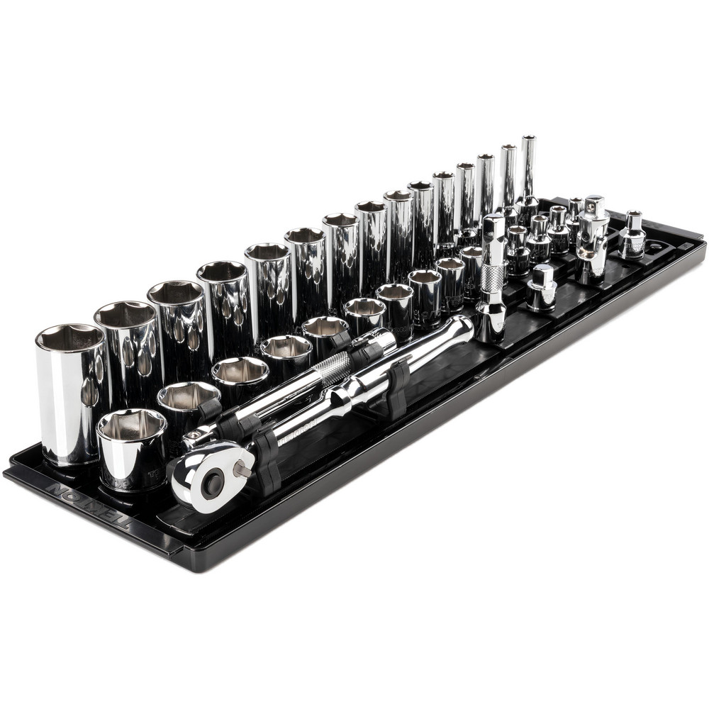 Tekton - Socket Set: Standard, Deep & Ratchet & Socket Set, 36 Pc, 3/8 ...