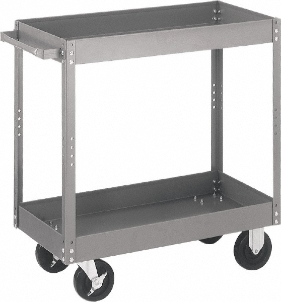 Quantum Storage - Shelf Utility Cart: Steel | MSC Direct