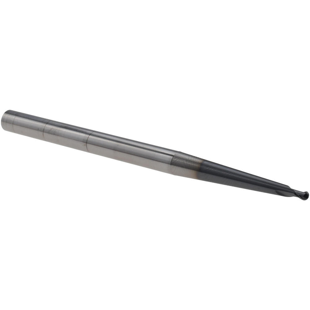 Accupro - Tapered End Mill: 3 deg Angle per Side, 3/32" Small Dia, 3/32 ...