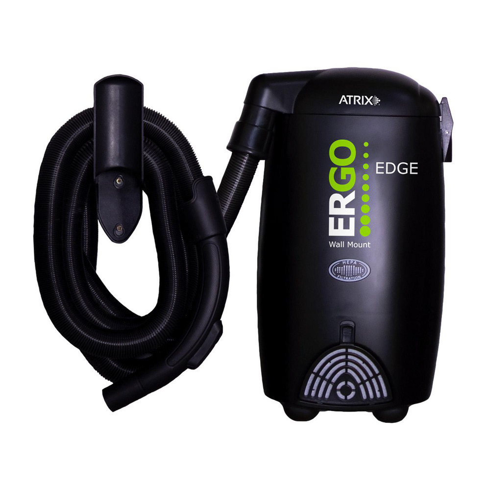 Atrix - Ergo Edge Wall Mount Vacuum, 30' Stretch Hose, Four Levels of ...