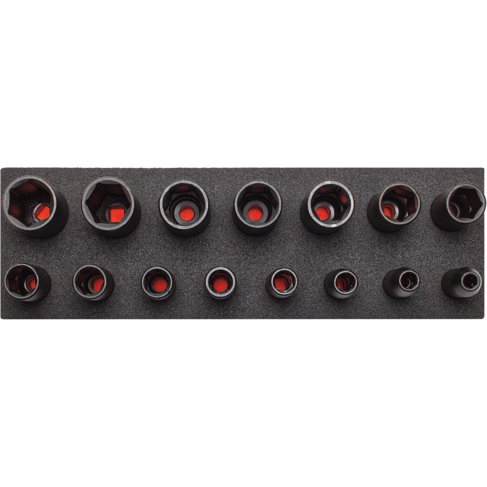 Proto - Socket Set: Impact, 15 Pc, 1/2" Drive | MSC Direct