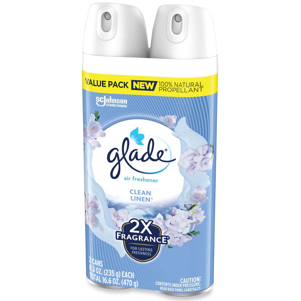 Glade - Glade Air Freshener Room Spray, Clean Linen, 2 x 8.3 oz (235 g ...