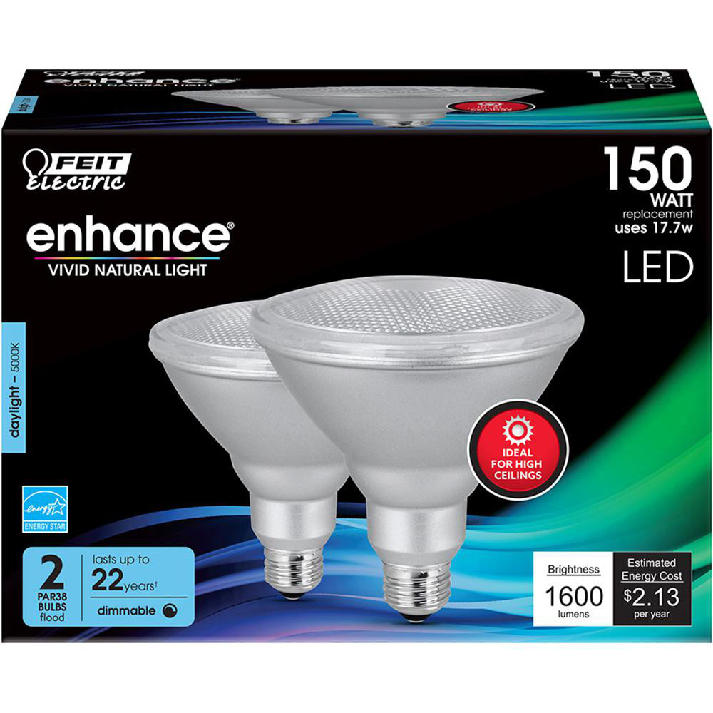 Feit Electric - LED Lamp: PAR38, Medium Screw Base | MSC Direct