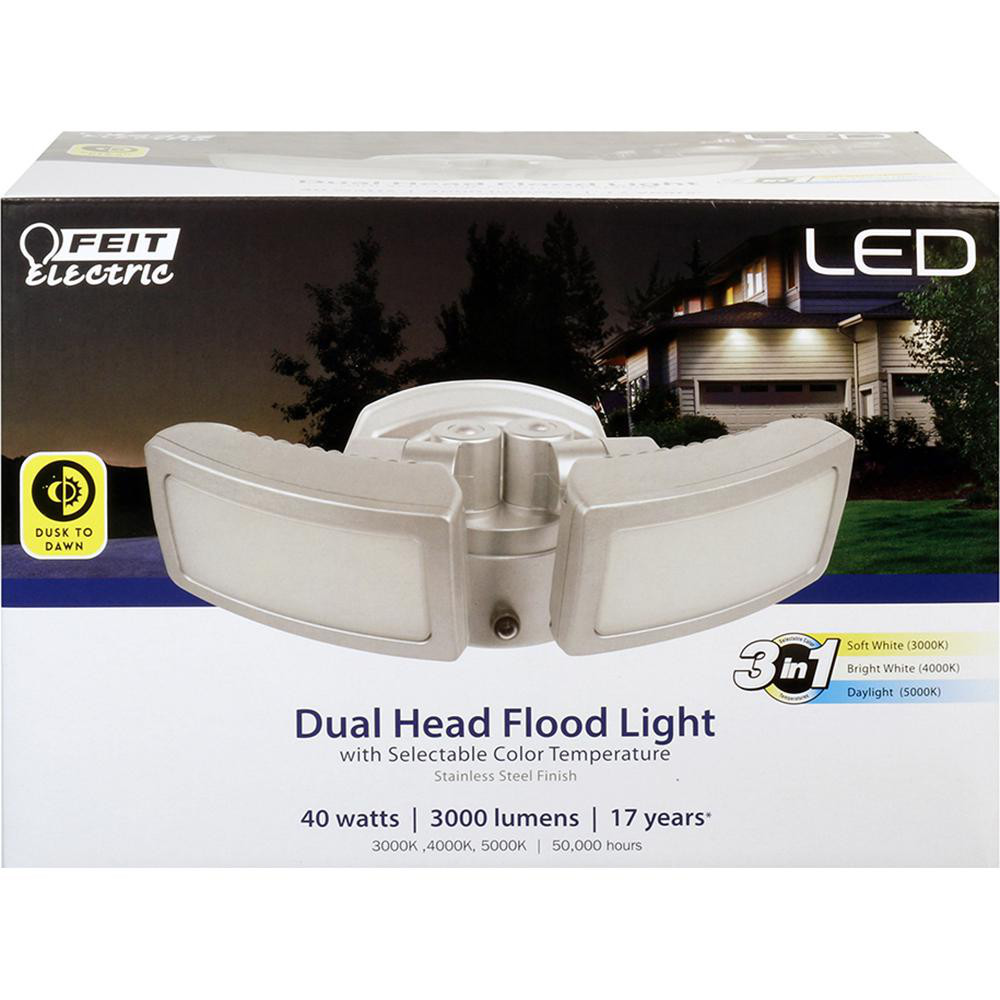 Feit Electric - Floodlight Fixtures: Mounting Type: Wall; Housing Color ...