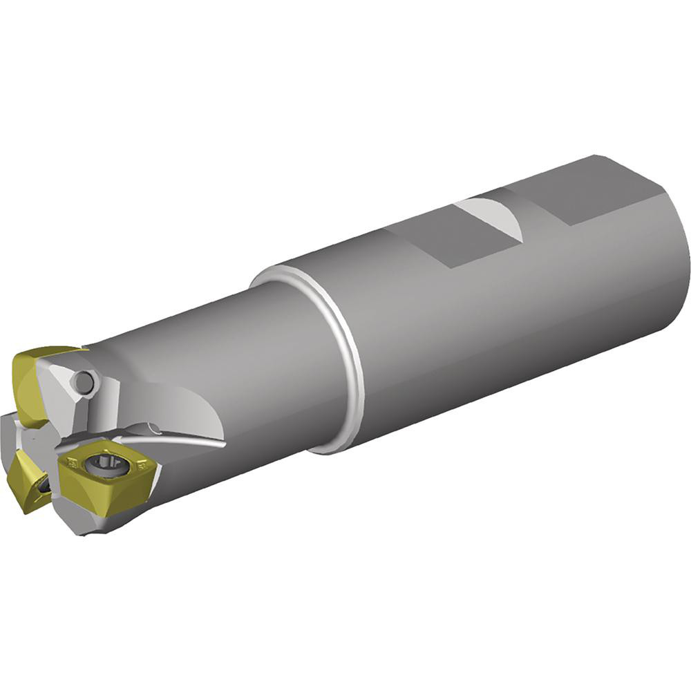 Widia - Indexable High-Feed End Mill: 25 mm Cut Dia, 0.98 mm Weldon ...