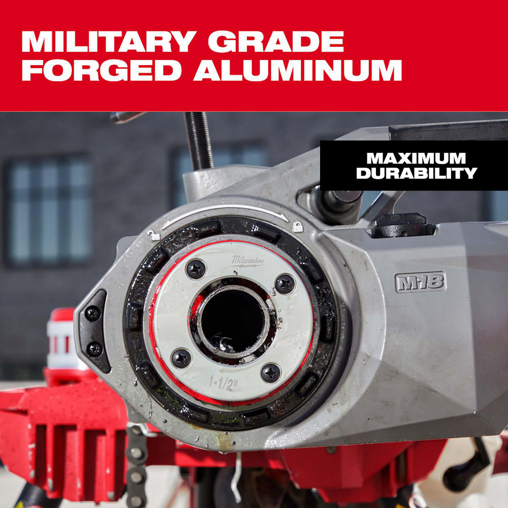 Milwaukee Tool - Pipe Threader Die Heads: For Pipe Size: 2 in; Thread ...