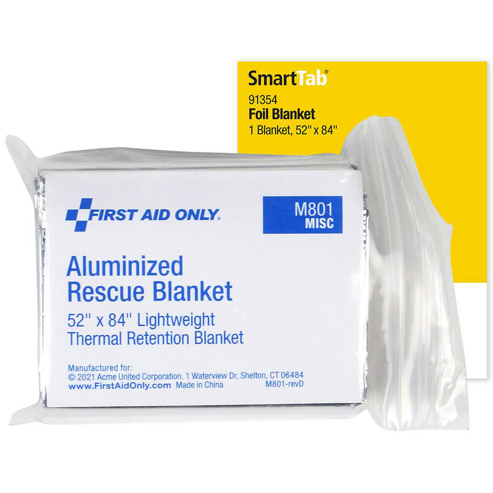 First Aid Only - Rescue Blankets: Type: Rescue, Emergency; Material ...