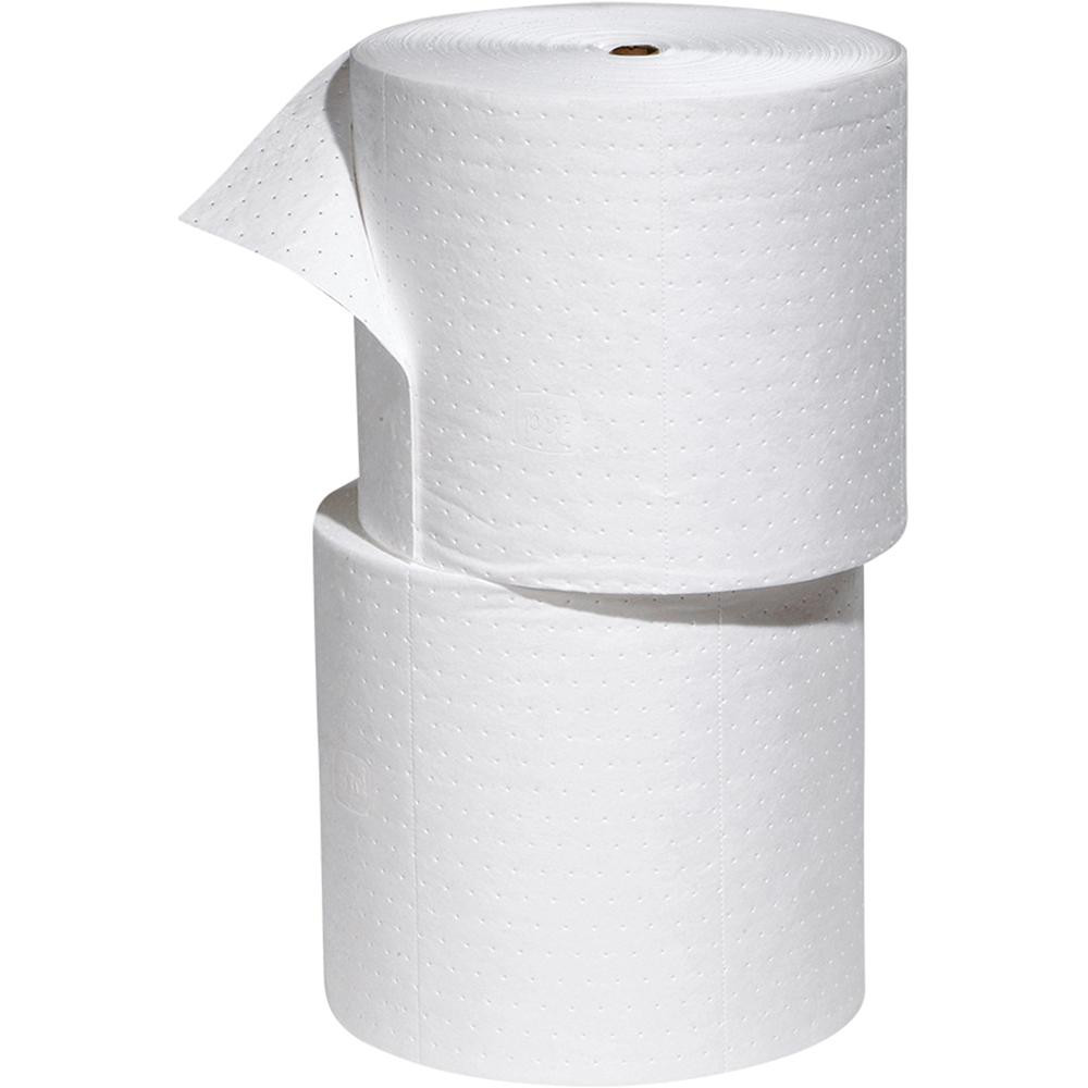 New Pig - Sorbent Roll: For Oil Only, Light Weight, 300' Long, 15' Long ...