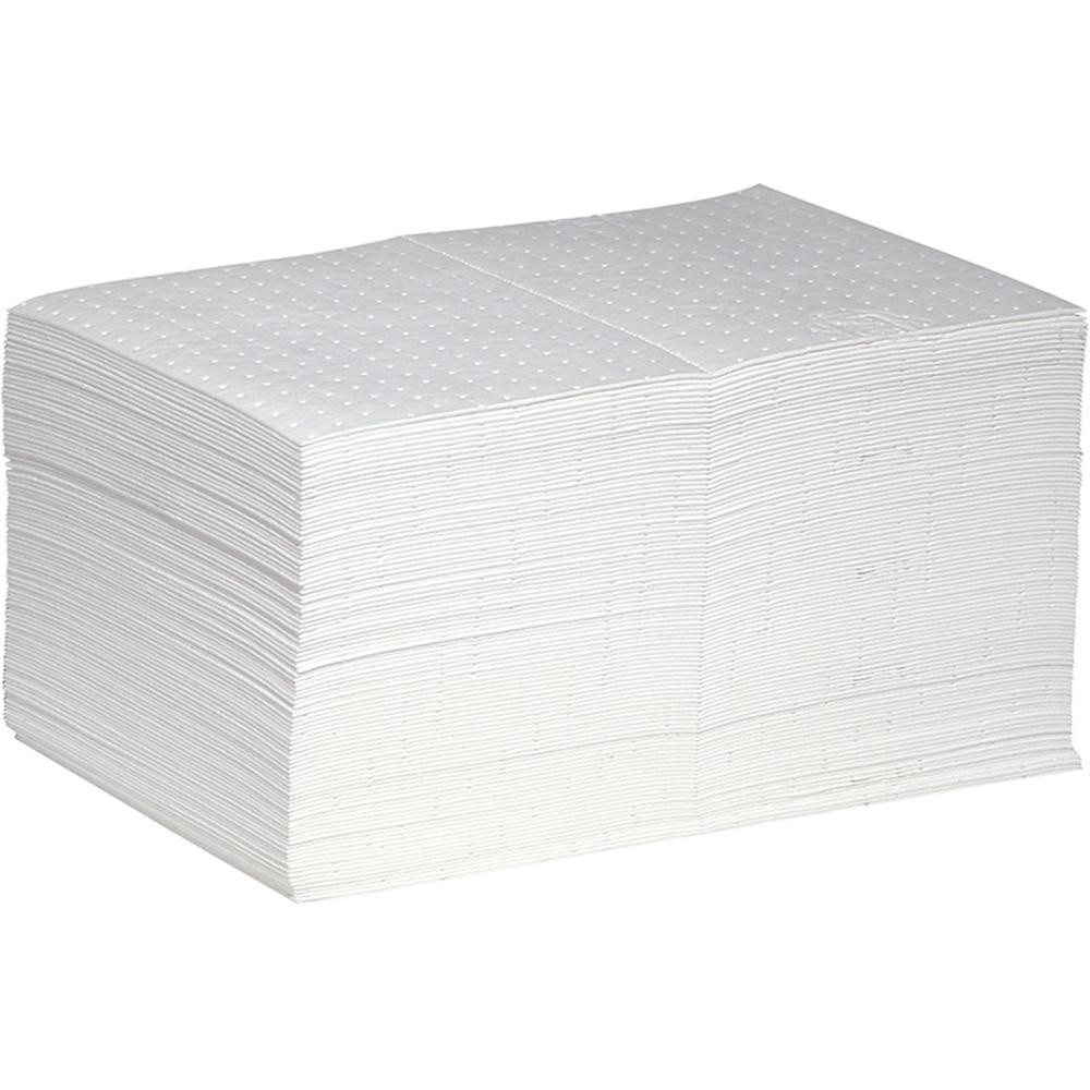 New Pig - Sorbent Pad: For Oil Only, Medium Weight, 20" Long, 15" Wide ...