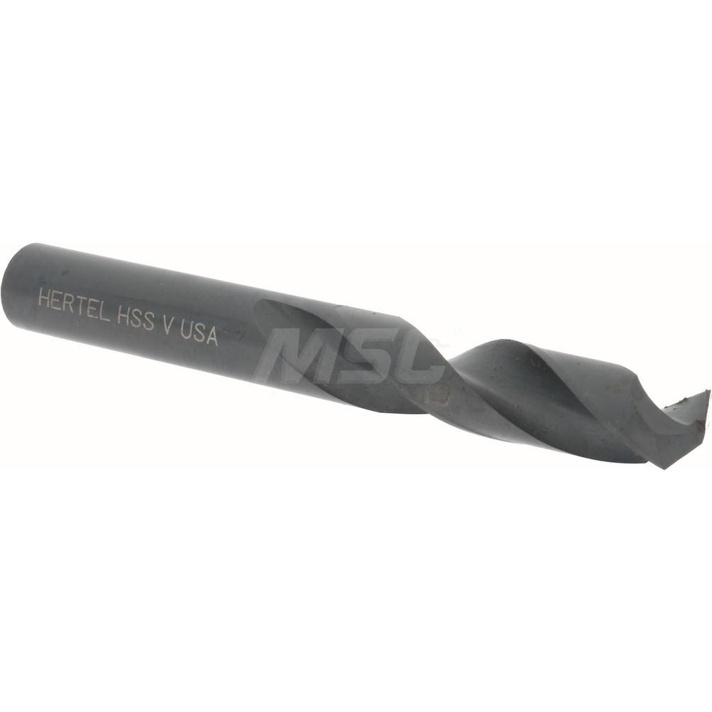 Hertel - Screw Machine Length Drill Bit: Letter V, (0.3770) Dia, 135 ...