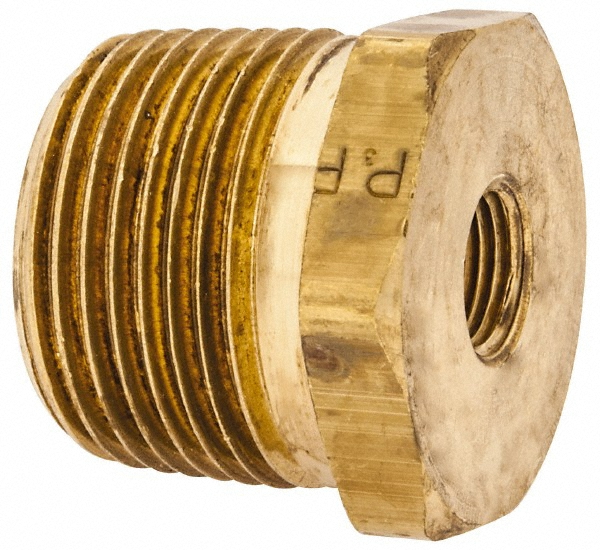 Parker - Industrial Pipe Bushing: 1/8" Female Thread, 3/4" Male Thread ...