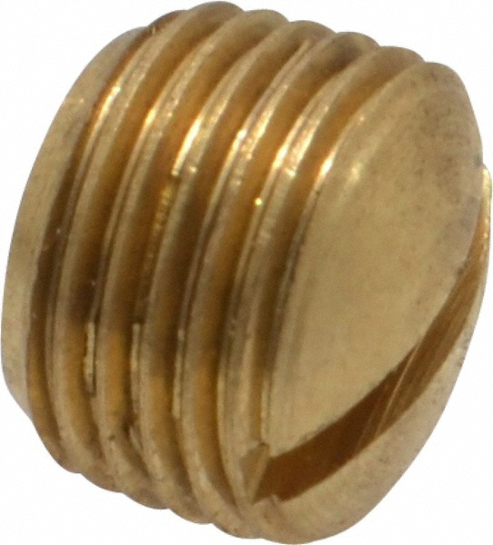 Parker - 1/8 Male MNPTF Industrial Pipe Slotted Plug - 83295543 - MSC ...