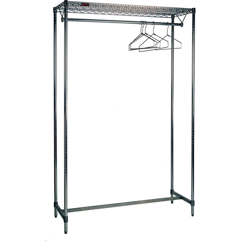 Instock - Office Desks: Rack Type: Gowning Rack; Color: Silver | MSC Direct