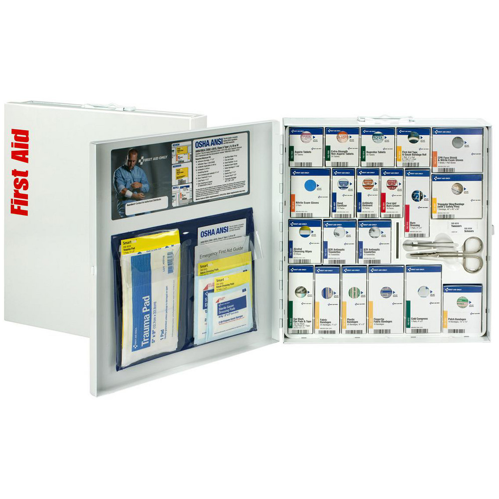 PRO-SAFE - 242 Pc Smartcompliance First Aid Kit for 50: Wall Mount ...